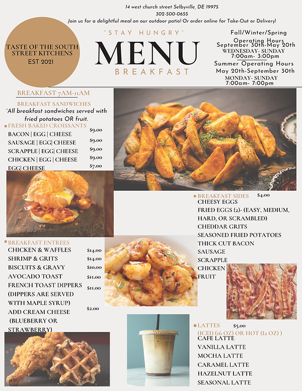 MENU | Taste of the South